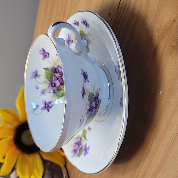 Stanley | Dining | Stanley 95 Violets Fine Bone China Tea Cup Set ...